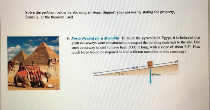 Solved Solve the problem below by showing all steps. Support | Chegg.com