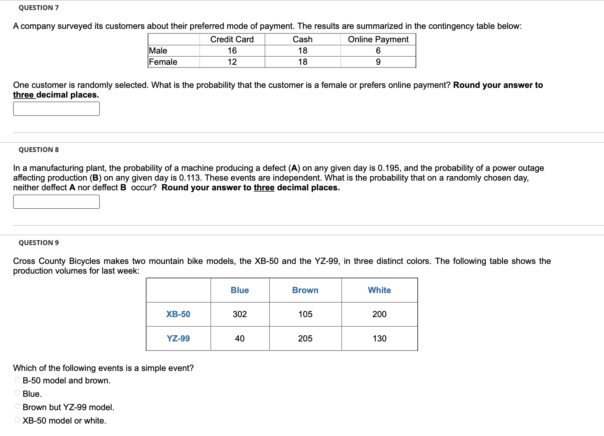 Solved Suppose That A And B Are Two Events Such That