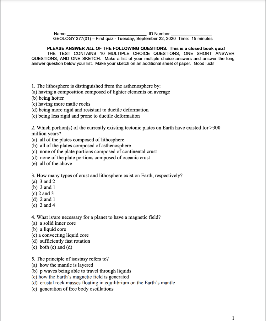 Solved PLEASE ANSWER ALL OF THE FOLLOWING QUESTIONS. This is | Chegg.com