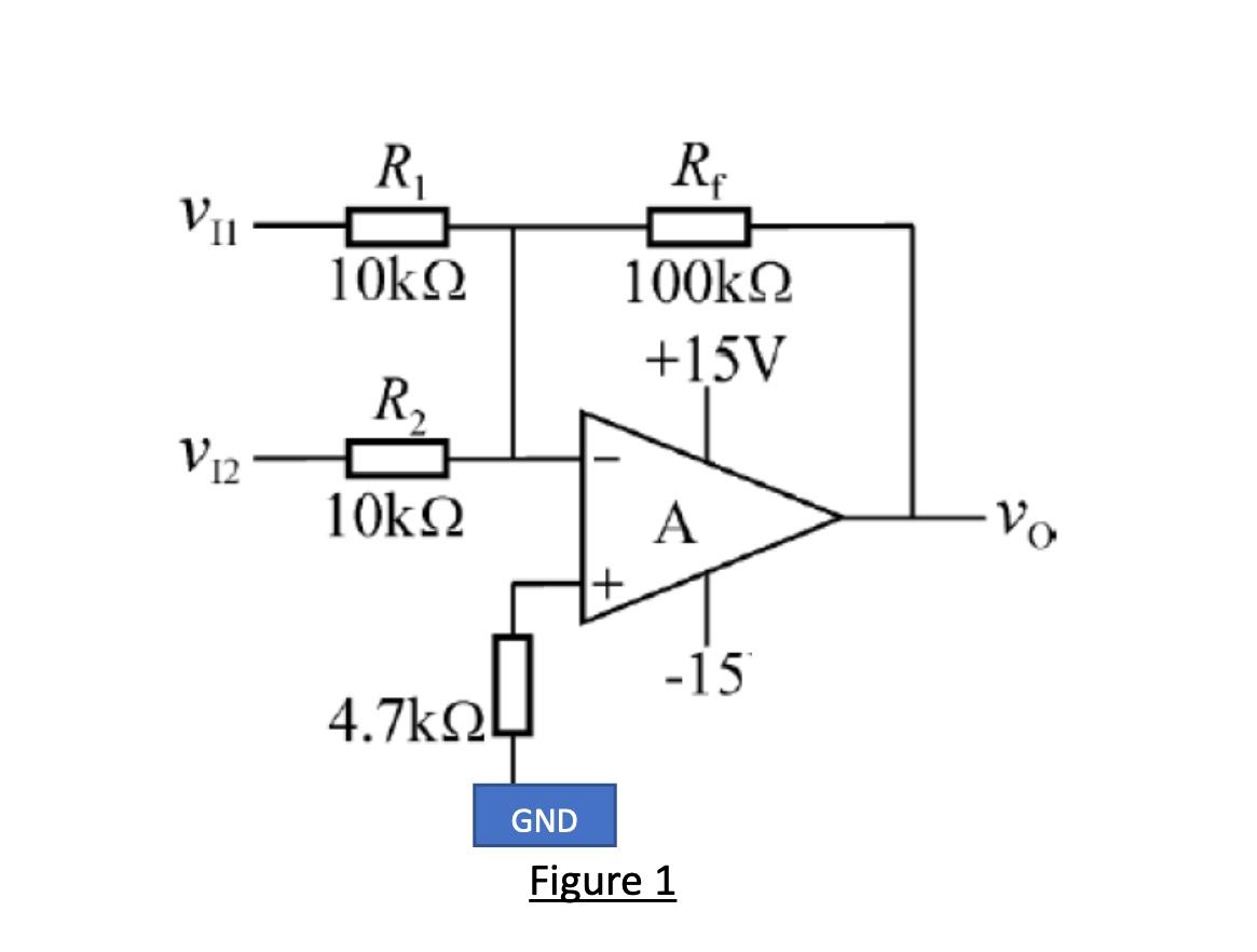 Q1. Figure 1 shows an operational-amplifier based | Chegg.com