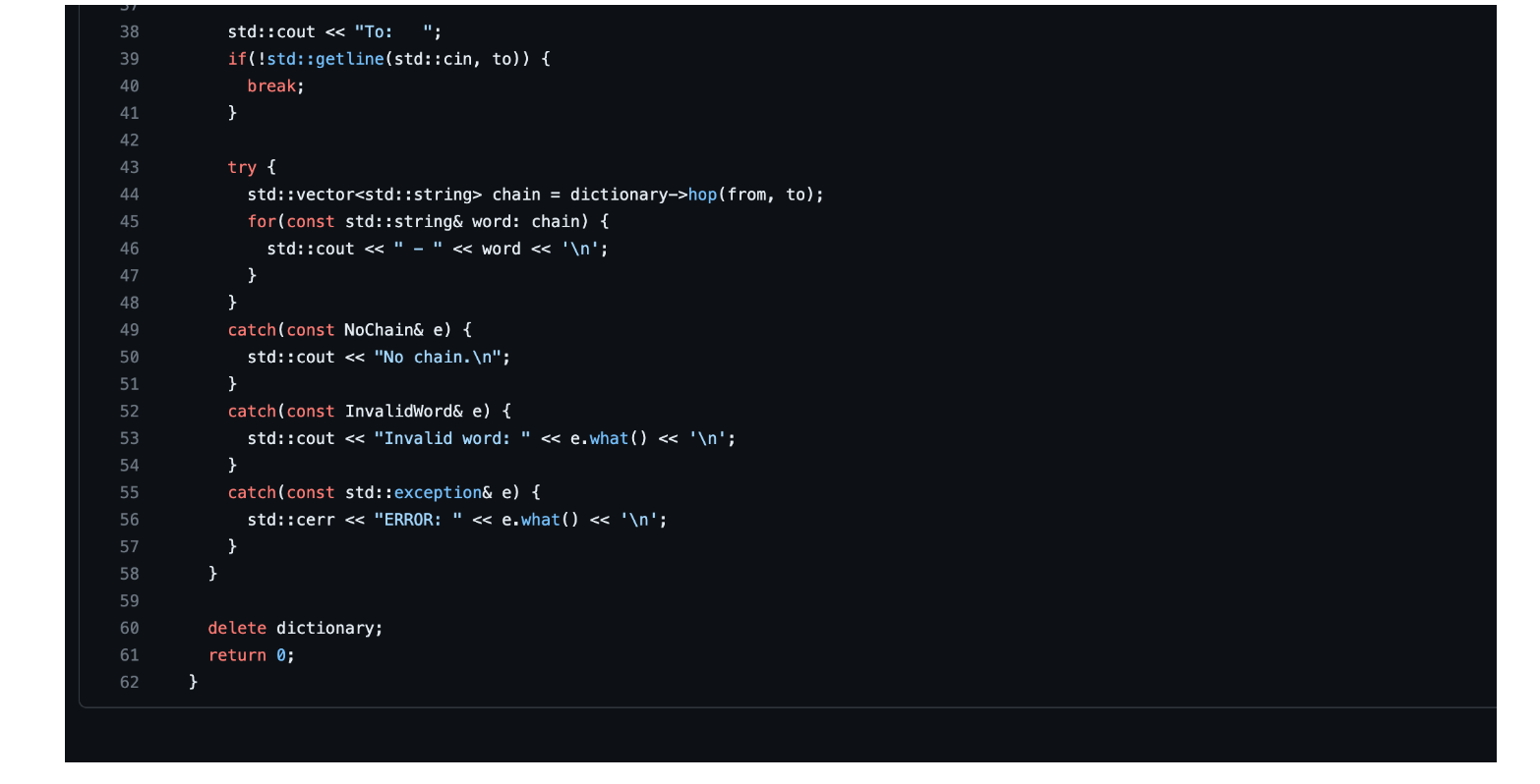 Solved create the dictionary.cpp file in C++ that is needed | Chegg.com