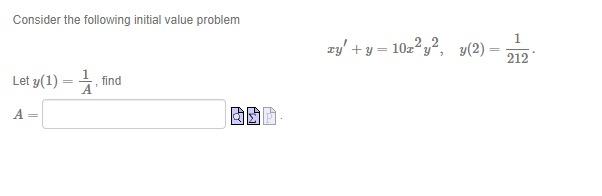 Solved Consider the following initial value problem Ty' | Chegg.com