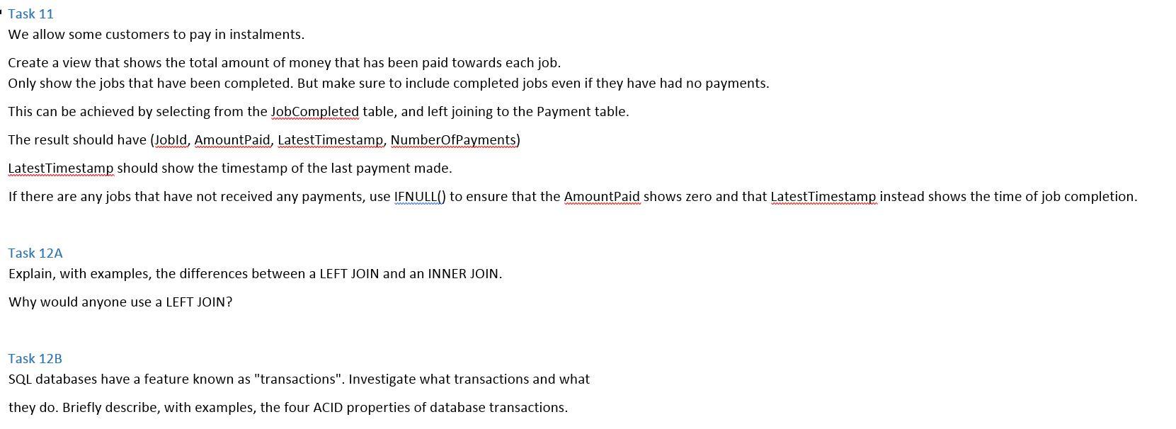 Solved Task 2 Create a view that displays all cars in the | Chegg.com