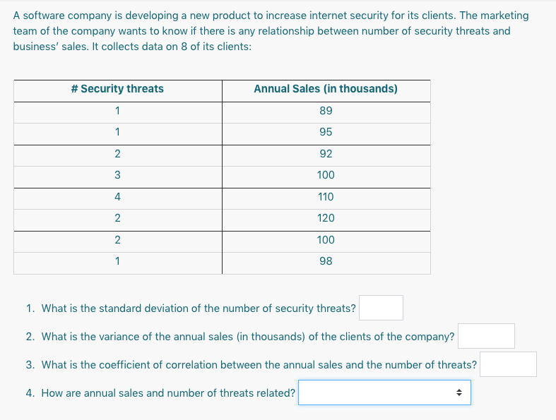 Solved A software company is developing a new product to | Chegg.com