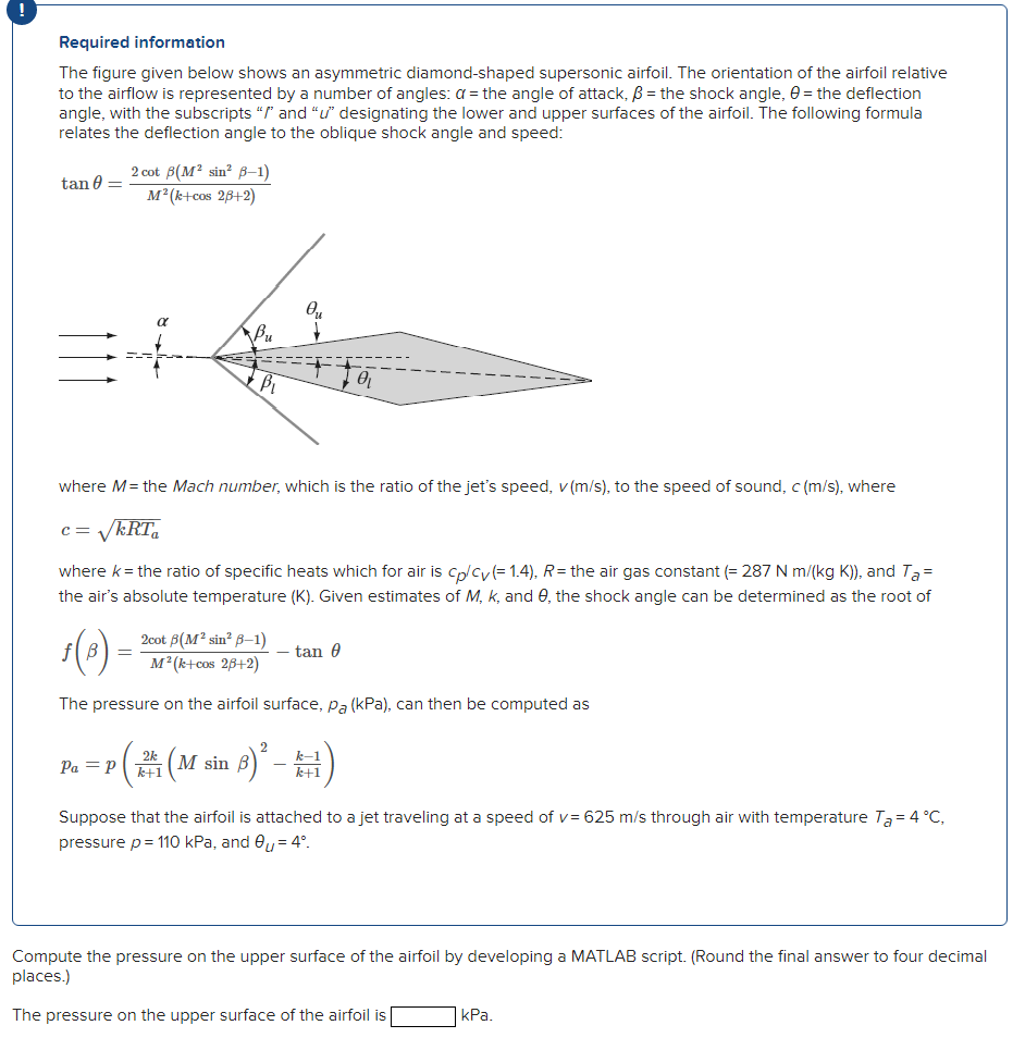 Solved Required information The figure given below shows an | Chegg.com