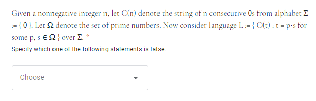 Given a nonnegative integer n, let C(n) denote the | Chegg.com