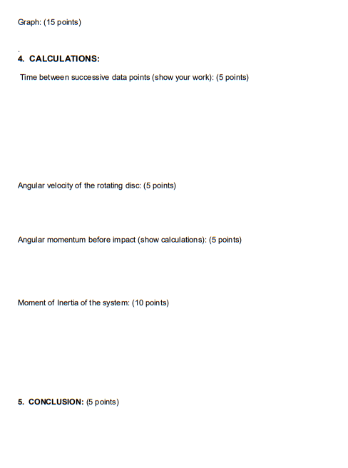 ROTATIONAL INERTIA, ANGULAR MOTION INTRODUCTION: The | Chegg.com