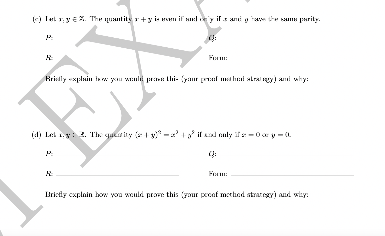 Solved 10. (16 points) Express each statment below in | Chegg.com