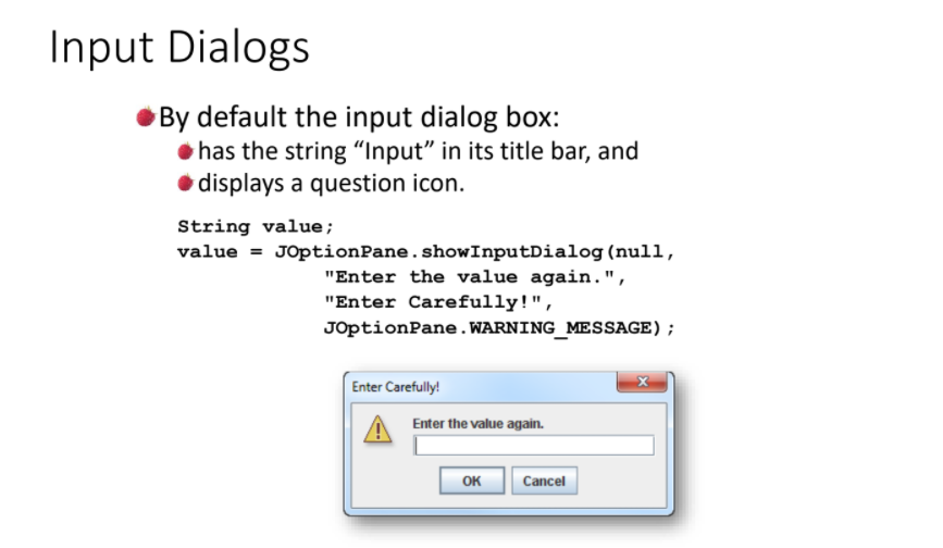 Solved Dialog Boxes A dialog box is a small graphical window | Chegg.com