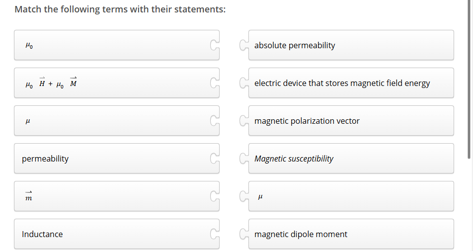 Match the following terms with their | Chegg.com
