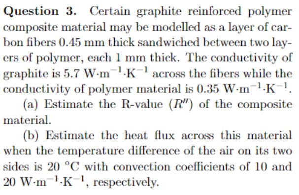 Solved Question 3. ﻿Certain graphite reinforced | Chegg.com