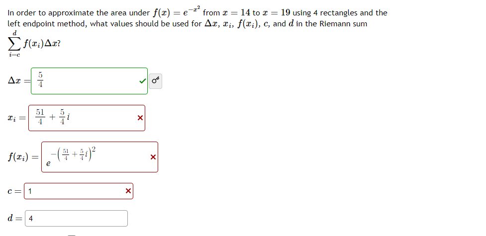 Solved In order to approximate the area under f(x)=e-x2 | Chegg.com