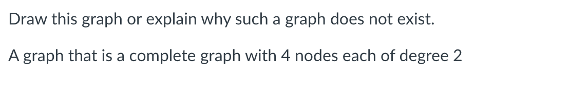 Draw this graph or explain why such a graph does not | Chegg.com