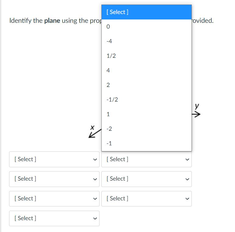 Solved Identify the plane using the proper notation from the | Chegg.com