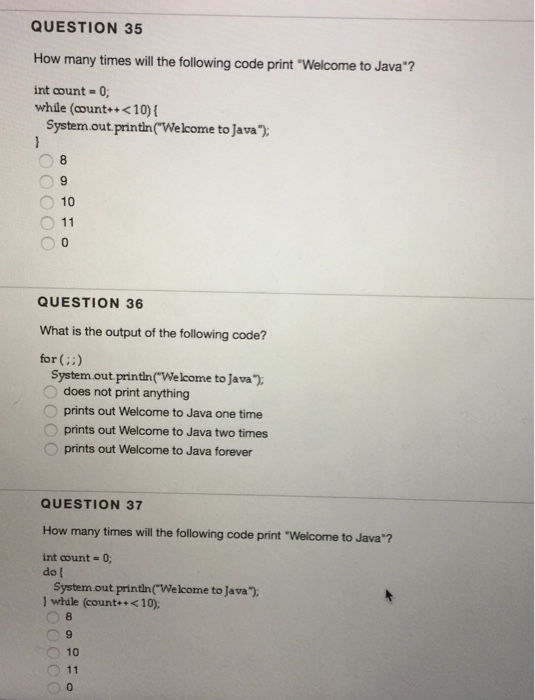 Solved QUESTION 38 What is the printout after the following | Chegg.com Solved QUESTION 38 What is the printout after the following | Chegg.com