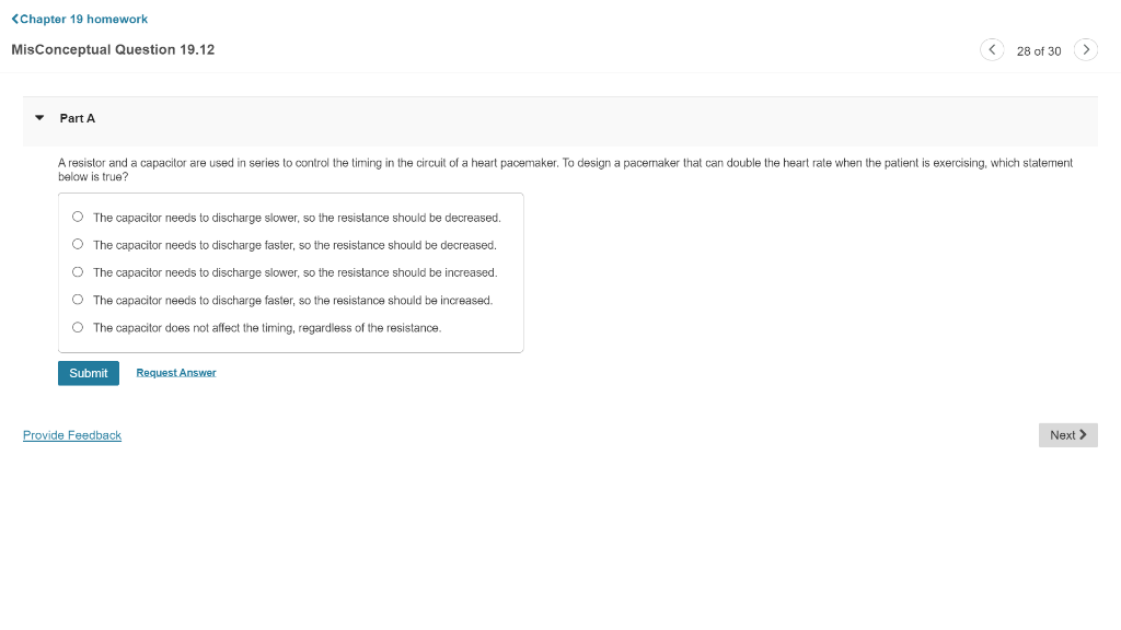 Solved Part A A resistor and a capacitor are used in series | Chegg.com