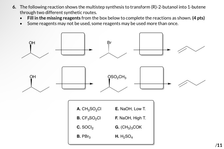 Solved 6. The following reaction shows the multistep | Chegg.com