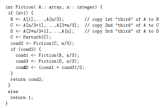 Solved Consider the following algorithm prototype in | Chegg.com