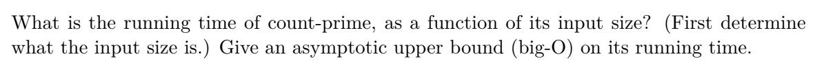 Solved 5. Suppose you want to count the number of primes | Chegg.com