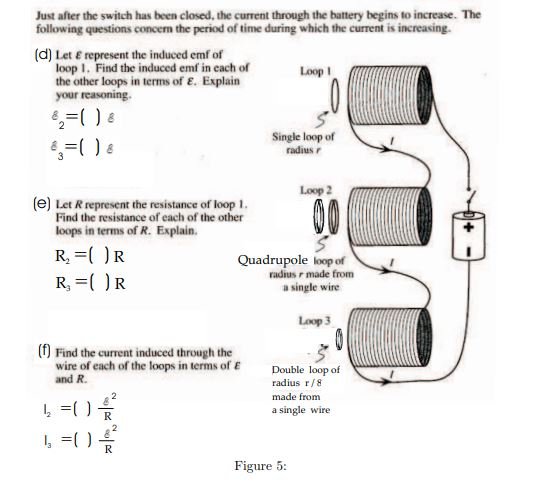 Solved Three loops, all made of the same type of wire, are | Chegg.com