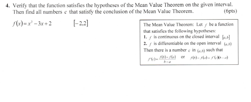 Solved Verify that the function satisfies the hypotheses of | Chegg.com