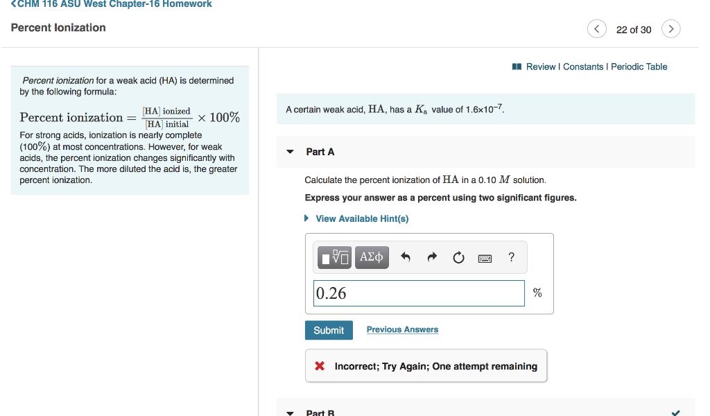 Solved u Review | Constants Periodic Table Percent | Chegg.com