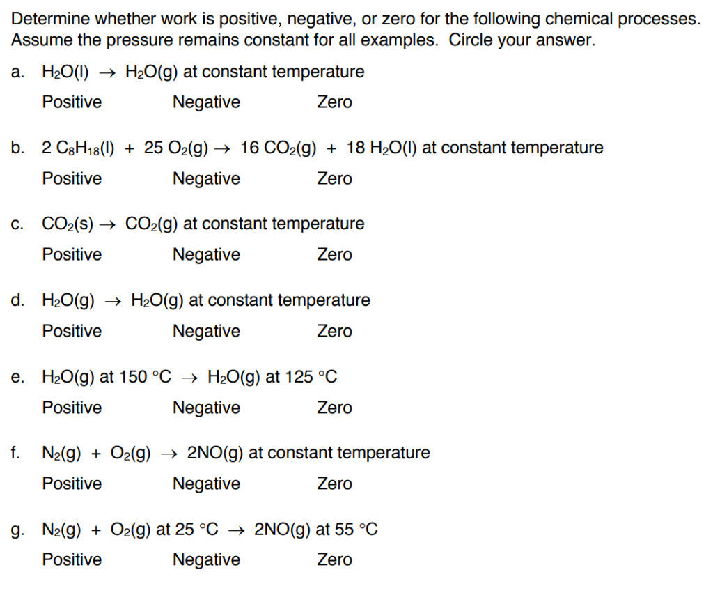 Solved Determine whether work is positive, negative, or zero | Chegg.com Solved Determine whether work is positive, negative, or zero | Chegg.com