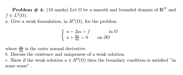 Solved Problem # 4. (10 marks) Let I be a smooth and bounded | Chegg.com