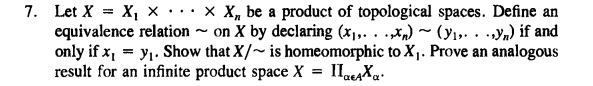 Solved Let X=X1×⋯×Xn be a product of topological spaces. | Chegg.com