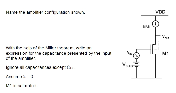 Solved Name the amplifier configuration shown.With the help | Chegg.com