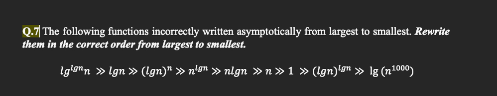 Solved Q7 ﻿the Following Functions Incorrectly Written 6344
