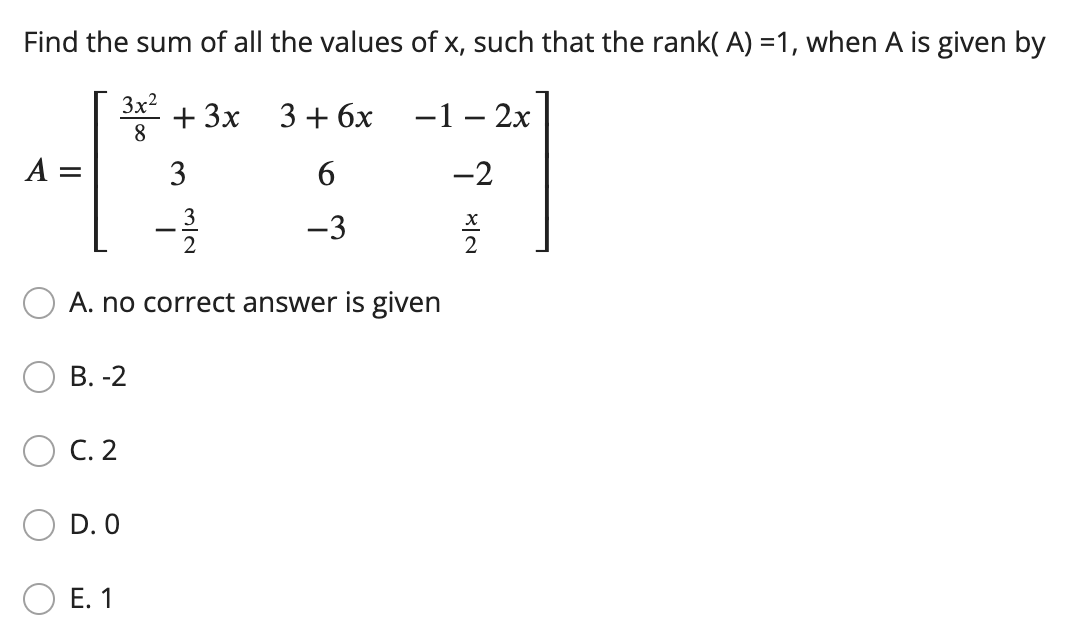 Solved Find the sum of all the values of x, such that the | Chegg.com