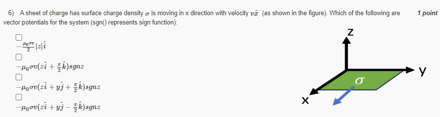 Solved 6) A sheet of charge has surface charge density σ is | Chegg.com