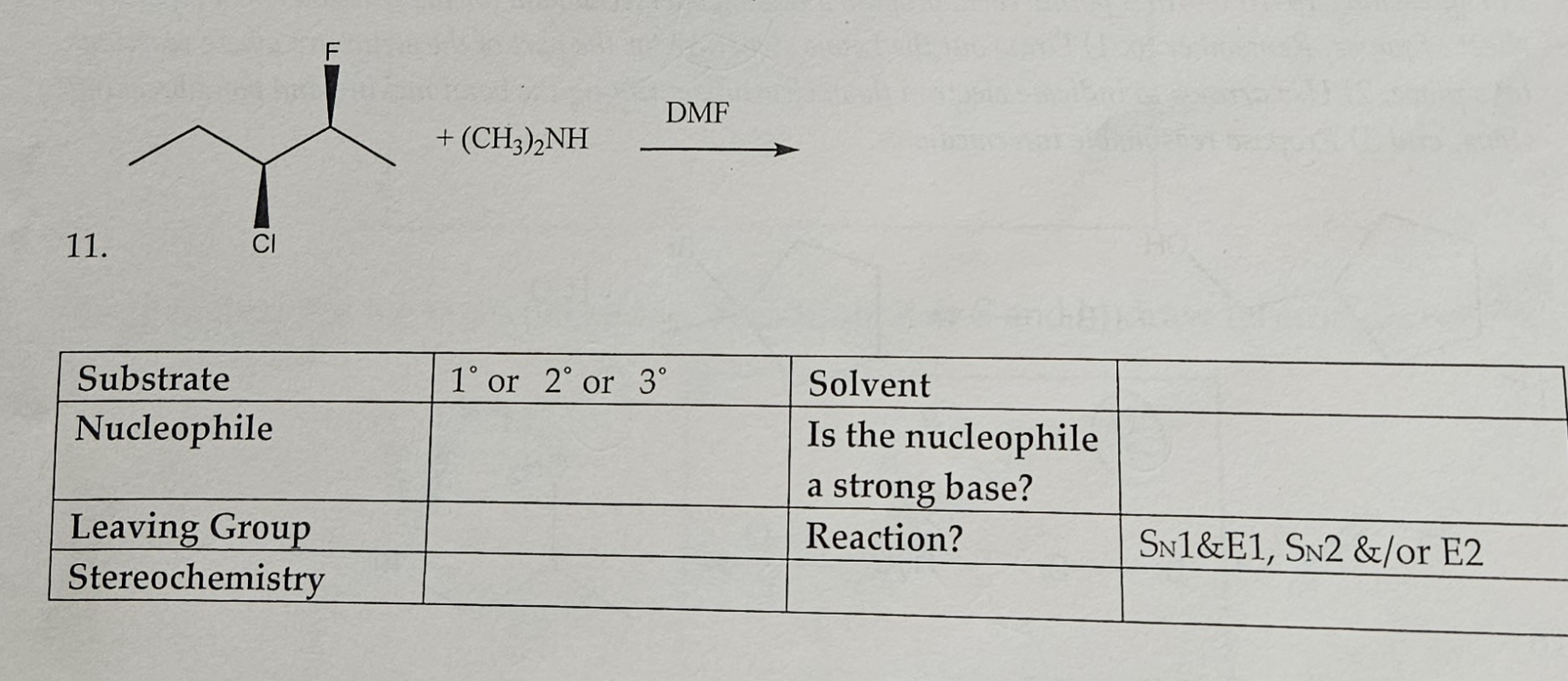 Solved +(CH3)2NH DMF | Chegg.com