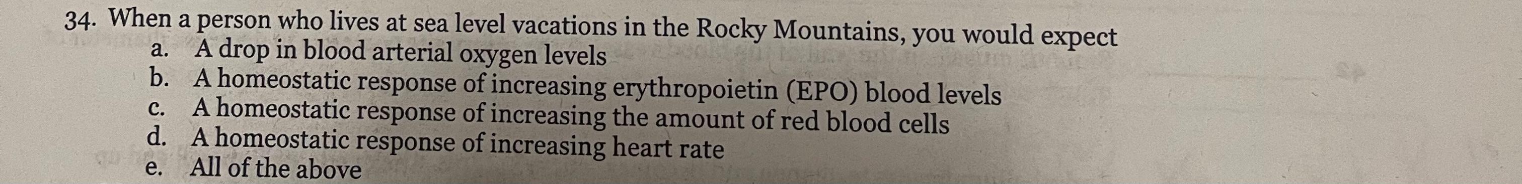 Solved 20. An individual with a high afterload, will | Chegg.com