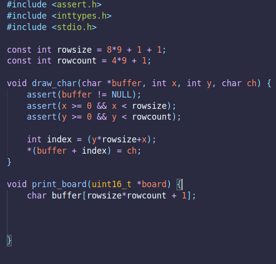 Solved You will be representing the printed board in memory | Chegg.com