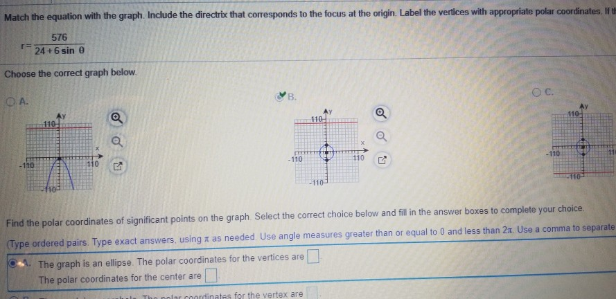 Solved Match the equation with the graph. Include the | Chegg.com