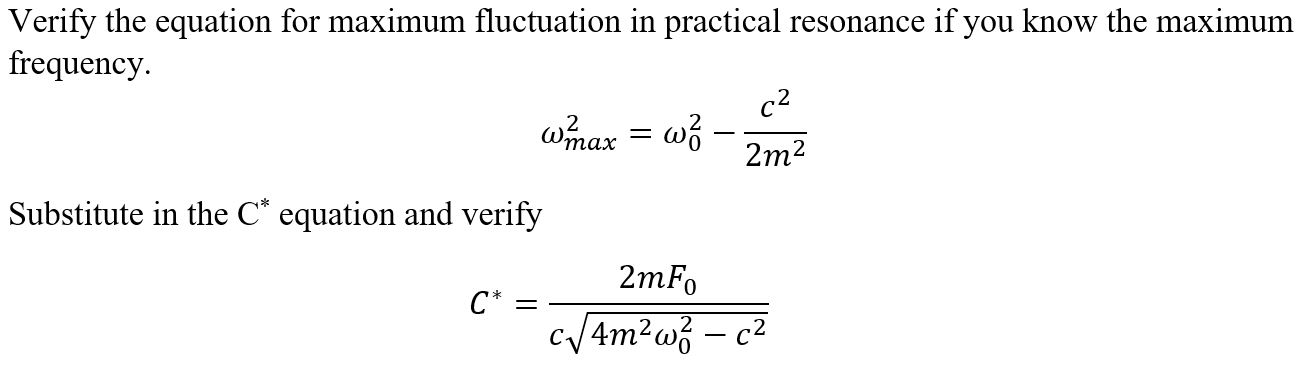 Solved Verify the equation for maximum fluctuation in | Chegg.com