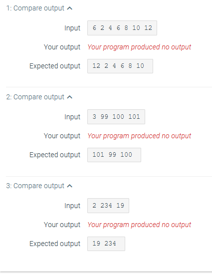 Solved Please make sure ALL the OUTPUTS work!!! Shift | Chegg.com