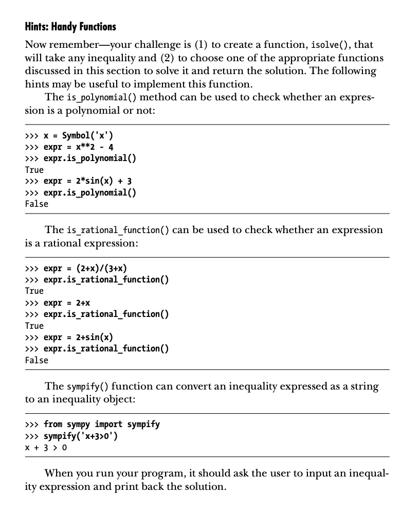 Solved \#4: Solving Single-Variable Inequalities You've seen | Chegg.com