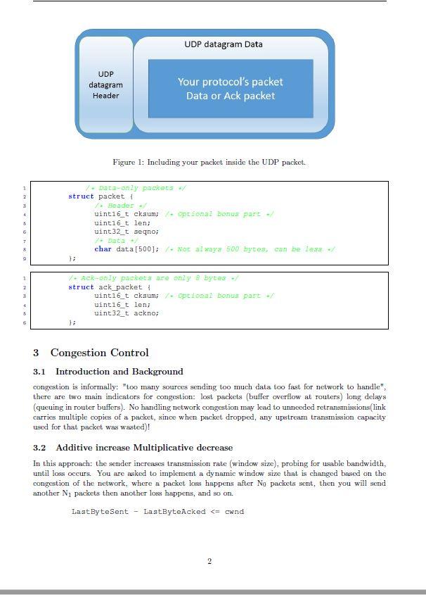 Programming Assignment Implementing a Reliable Data | Chegg.com
