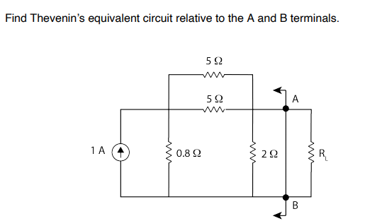 Solved Find Thevenin's equivalent circuit relative to the A | Chegg.com