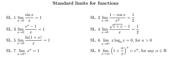 Solved 2. Use algebra, limit laws and standard limits for | Chegg.com