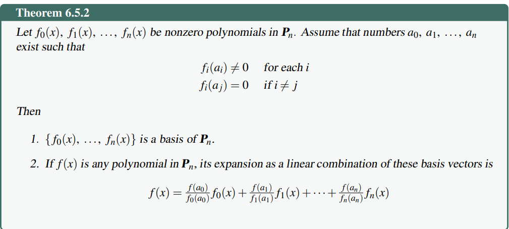 Solved Let f0(x),f1(x),…,fn(x) be nonzero polynomials in Pn. | Chegg.com