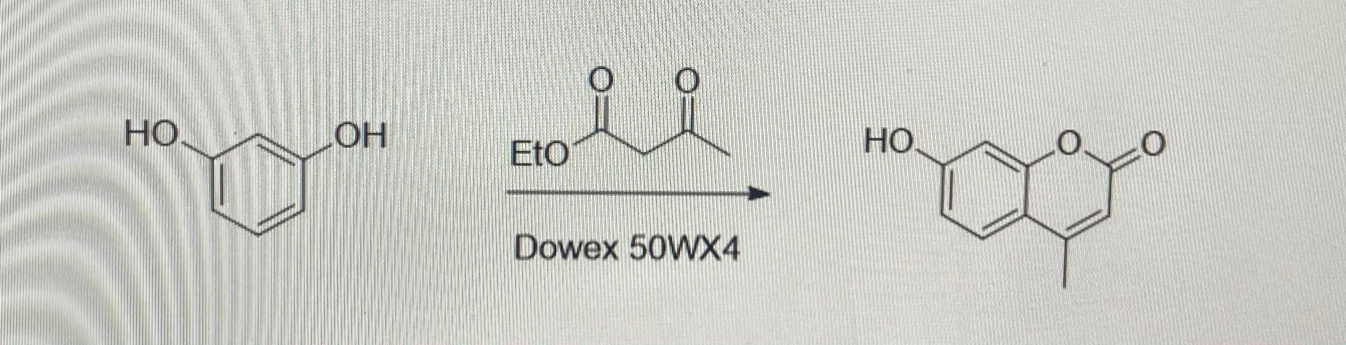 Solved HO. OH Eto НО. O Dowex 50WX4 | Chegg.com