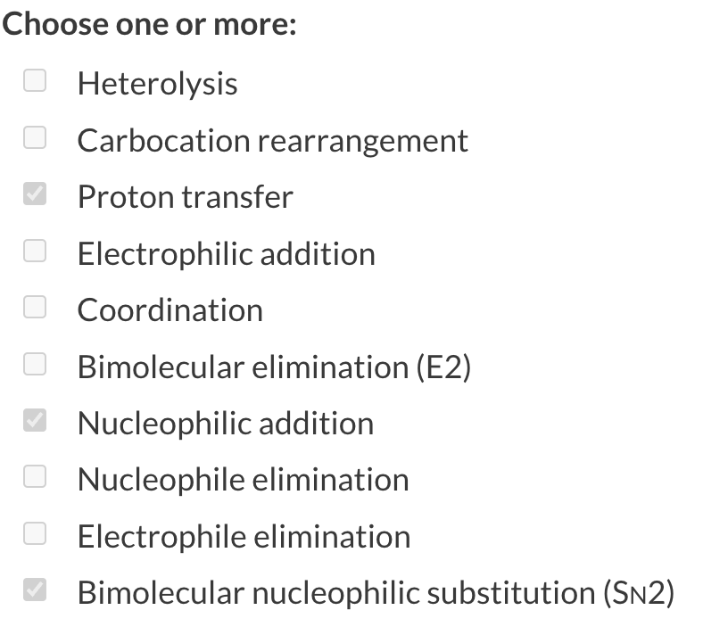 Solved Identify all of the common elementary steps in the | Chegg.com