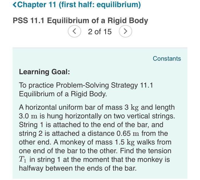 Solved Constants Learning Goal: To practice Problem-Solving | Chegg.com