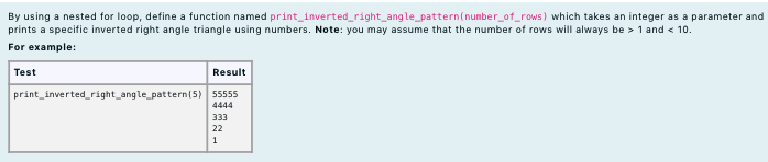 Solved By Using A Nested For Loop Define A Function Named