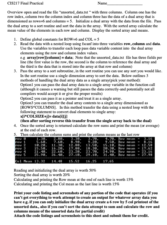 Solved C Language Code Show Output And Code If Possible 7227