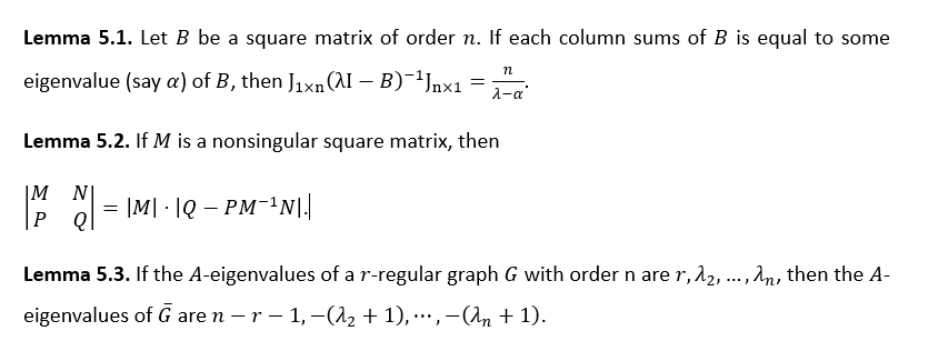 Solved Lemma 5.1. ﻿Let B be ﻿a square matrix of ﻿order n. If | Chegg.com